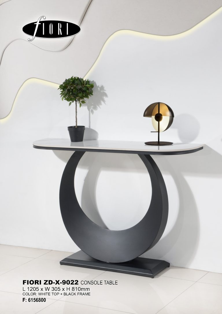 FIORI ZD-X-9022 Modern Round Base Console Table - Fiori Malaysia